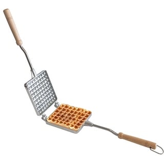 Kings County Tools Aluminum Waffle Maker for Stovetop or Campfire ...