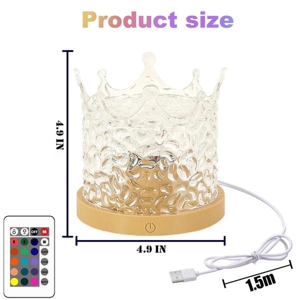 16 Colors Ocean Wave Projector Lamp Night Light - 4.9" - Bed Bath ...