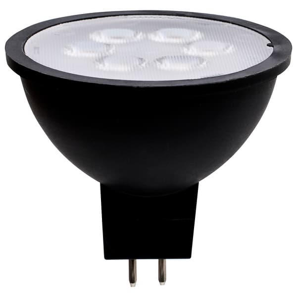 4.5W MR16 LED Black Finish 3000K GU5.3 Base 360L 12V - Bed Bath & Beyond - 37631634