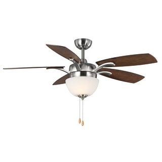 Progress Lighting Olson 52" 5 Blade Indoor Ceiling Fan - Light Kit ...