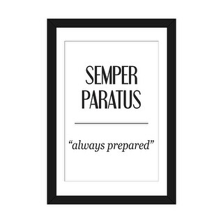 iCanvas "Latin Meanings-Semper Paratus" by Pixy Paper - Bed Bath ...