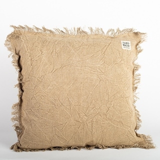 Stone Washed Beige Cushion Cover - Bed Bath & Beyond - 40299355