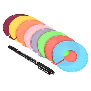 16Pcs Clothes Dividers Blank Wardrobe Size Separator with Marker Pen ...