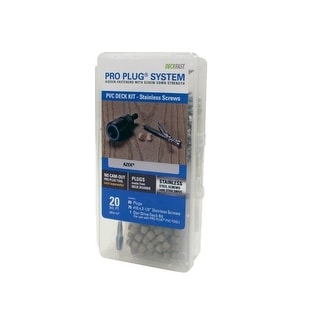 Starborn PXD410375 Pro Plug System PVC Deck Kit, Cypress - Bed Bath ...