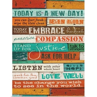 "A New Day" Poster Print - Multi - Bed Bath & Beyond - 25530823