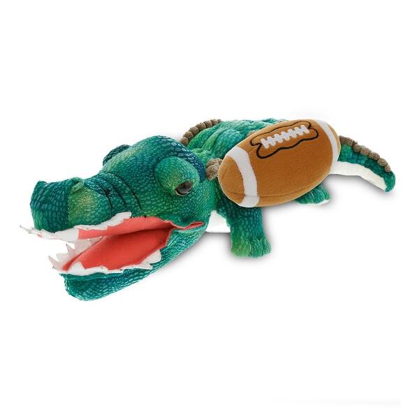 DolliBu Soft Huggable Alligator Stuffed Animal with Football Plush - 24 ...