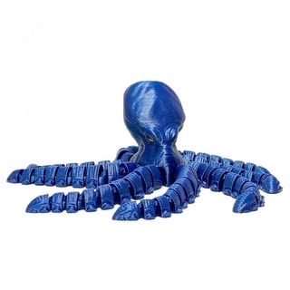 3D Printed Sparkly Blue Octopus Figurine - Bed Bath & Beyond - 42336447