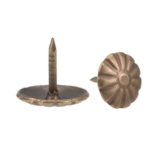 Upholstery Nails Tacks 10mm Head Dia Round Thumb Push Pins 80 Pcs ...