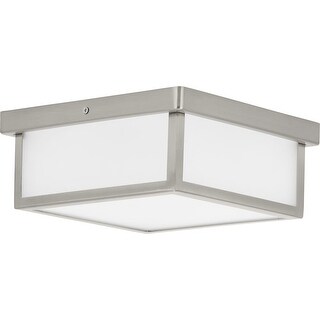 Progress Lighting Box LED 10" Wide LED Outdoor Flush Mount Square - Bed ...