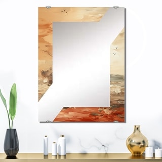 Designart "Yellow Paint Of The Lighthouse Sunset II" Coastal Sunset ...