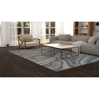 Bashian Nuada Blue Transitional Area Rug - Bed Bath & Beyond - 39109904