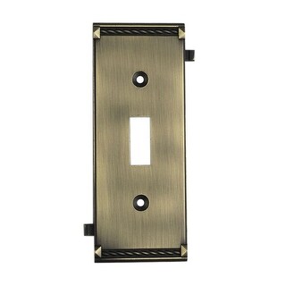 Elk Home Clickplates Antique Brass Metal Clickplate - Bed Bath & Beyond ...