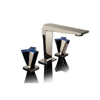 Altmans Limited Widespread Lavatory Set Lapis Lazuli Polished Nickel ...