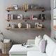 Wallniture 72" x 9.25" Industrial Pipe Shelf, Living Room Shelf, Office ...