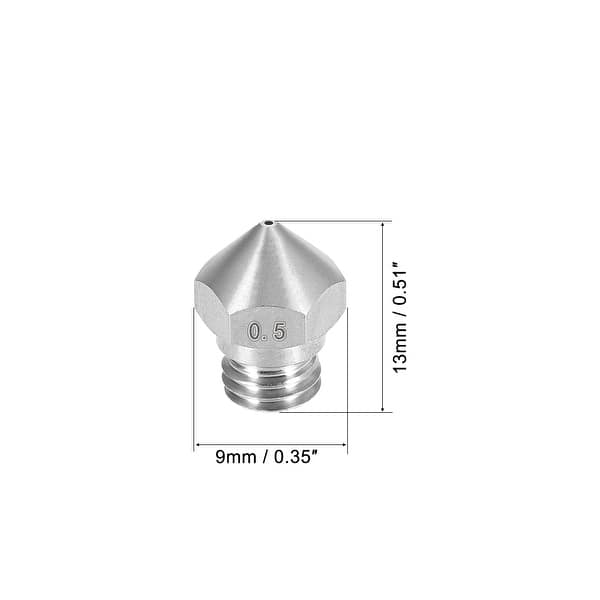 3D Printer Nozzle Head for MK10 1.75mm Extruder Print Stainless Steel ...