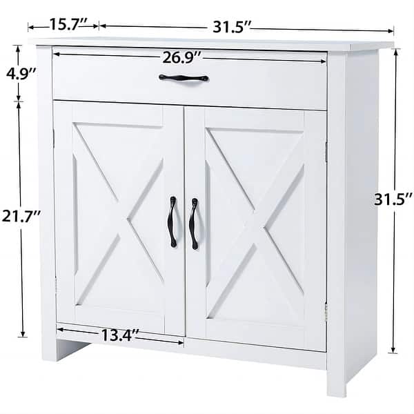 AVAWING Kitchen Sideboard Buffet Cabinet Entryway Cupboard Server - Bed ...