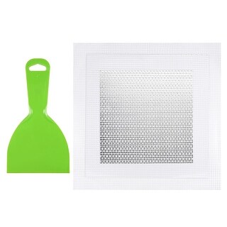 4-inch Putty Knife 6" & 8" Self-Adhesive Aluminum Wall Repair Patch ...