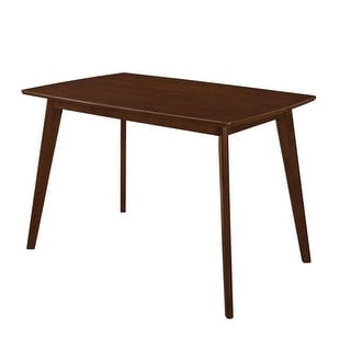 Wood Dining Table with Angled Legs in Chestnut - Bed Bath & Beyond ...