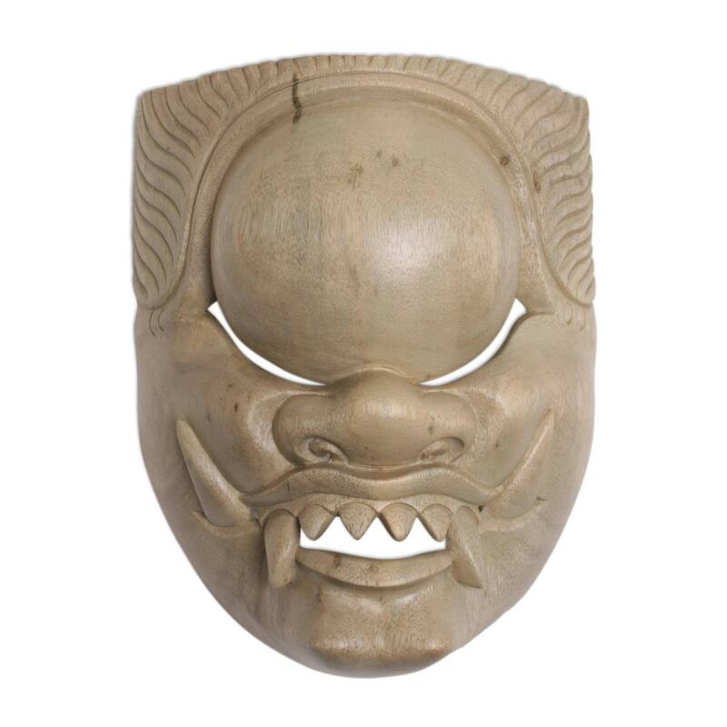 Handmade Kala Rau Wood mask (Indonesia) - Overstock - 32530889