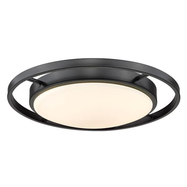 Golden Lighting Astra 17" Wide LED Flush Mount Bowl Ceiling Fixture ...