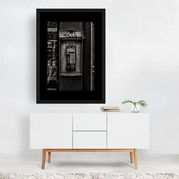 Toronto Ontario Canada Phone Booth No 32 with Border Art Print/Poster ...