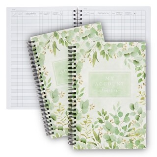 2 Pack My Account Expense Tracker Notebook, Ledger Books for ...