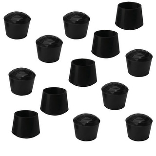 Rubber Furniture Table Leg Cap Tip Cup Feet Cover 1" Inner Dia 12pcs ...