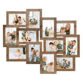 HELLO LAURA Modern Stylish 12-Opening Puzzle Photo Collage Wall Frame ...