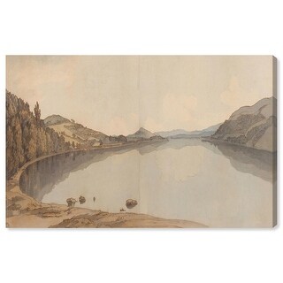Lake Windermere Canvas Classic Landscape Art by Art Remedy - Bed Bath ...