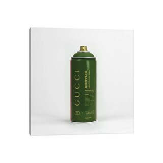 iCanvas "Brandalism Gucci Spray Paint Can" by Antonio Brasko Canvas ...