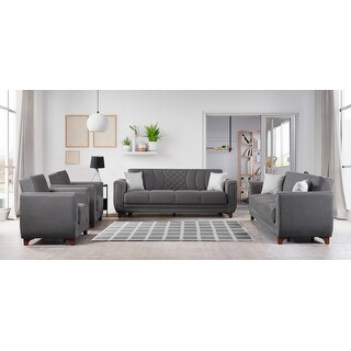 Disco Modern Two Sofas Two Chairs Living Room Set - Bed Bath & Beyond ...