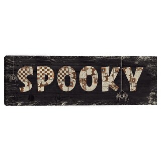 Spooky Sign by Willowbrook Fine Art Canvas Art Print - Bed Bath ...
