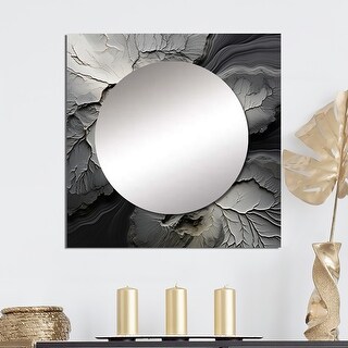 Designart "Shattered grey stone geode minimalism" Stone Geode Wall ...