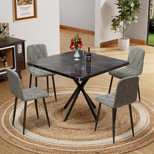 Iron leg dining chair store