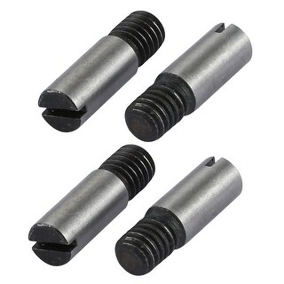 4Pcs M6 External Thread 20mm Long Carbon Steel Slotted Drive Taper Pin ...