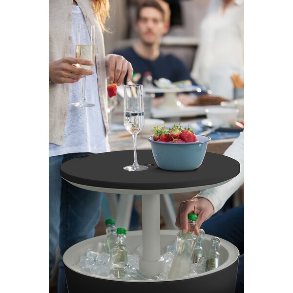Keter Cool Bar Patio Table and Cooler in Teal