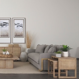 Roy I Flint Grey Upholstered Three Seater Sofa - 83.8"W x 40.9"D x 32.8 ...