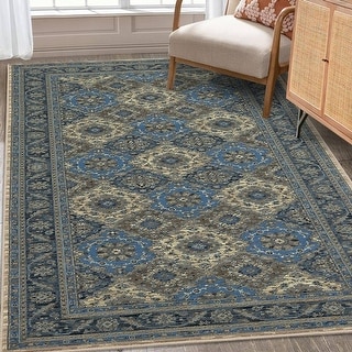 Traditional Bohemian Area Rug for Living Room - Bed Bath & Beyond ...
