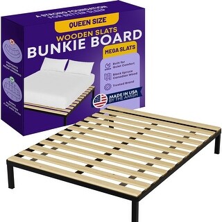 1-Inch Extra Heavy Duty Horizontal Wooden Bunkie Board, 78x60.5 Inch ...