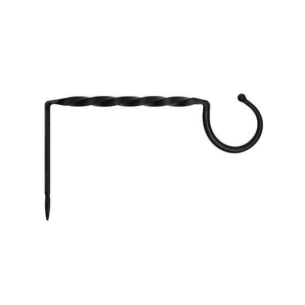 Achla Designs Wrought Iron Twisted Jumbo Bracket, Large, 18 Inch Wide ...