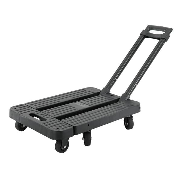 Jiallo Heavy Duty Foldable Utility Dolly Platform Crate with 6 ...