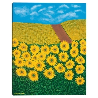 Tuscan Sunflowers by Synthia SAINT JAMES Canvas Art Print - Bed Bath ...