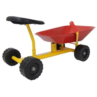 8" Heavy Duty Kids Ride-on Sand Dumper w/ 4 Wheels-Red - Red - Bed Bath ...