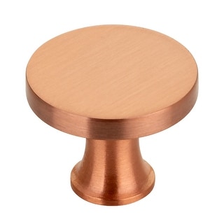 Copper Kitchen Cabinet Knobs 1-1/4 inch (32 mm) Diameter 100% Solid ...