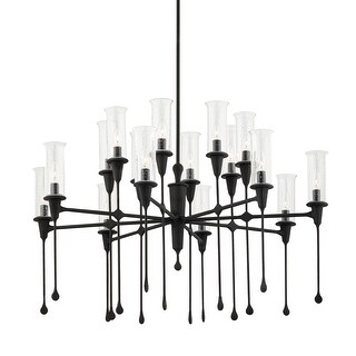 Hudson Valley Lighting Chisel 16 Light 41" Wide Taper Candle - Bed Bath ...