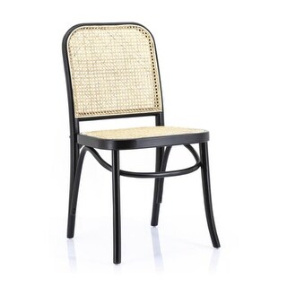 By Boo Pointe Modern Cane Dining Chairs (Set of 2) - Bed Bath & Beyond ...