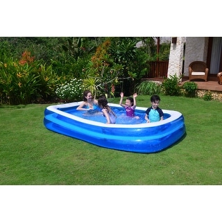 103-in Rectangular Inflatable Swimming Pool - Bed Bath & Beyond - 34123664