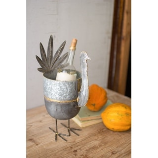 Galvanized Turkey Wine Chiller - 16-inch Tall - Bed Bath & Beyond ...