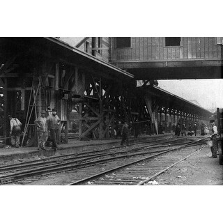 The Union Depot Black and White Gallery Wrapped Canvas - Bed Bath ...