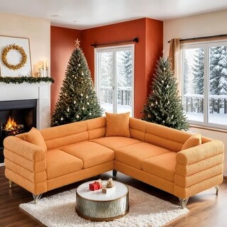 5-Seater 81.5-Inch Corner Sofas with 3 Cushions - Bed Bath & Beyond ...